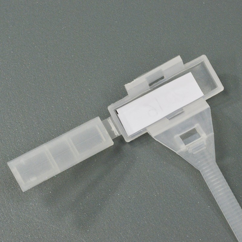 Collier de serrage plastique réutilisable avec platine ouvrable