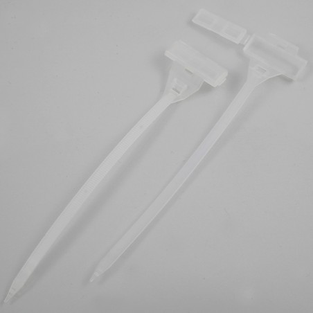 Collier de serrage plastique réutilisable avec platine ouvrable