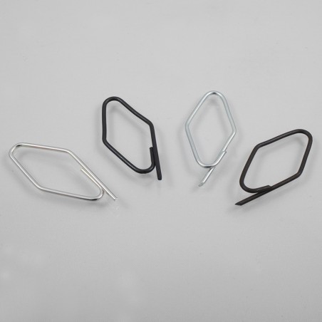 Metallic label hanger - Hanging hooks