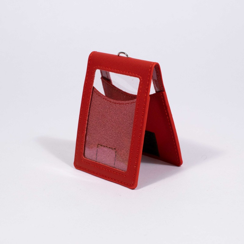 Leather badge holder