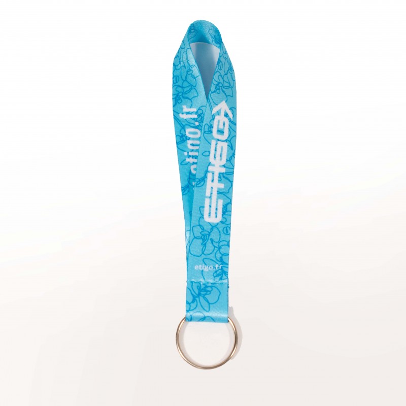 Keyring with strap - Polyester finish - Etigo