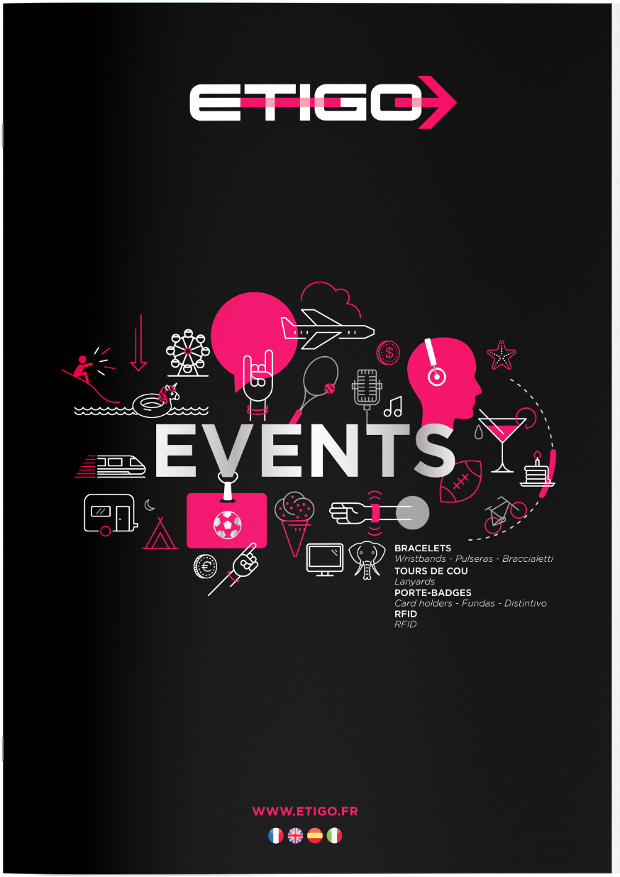 Etigo: Clamp, identification bracelet, seal